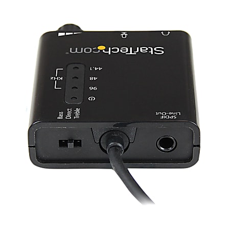 StarTech.com USB Sound Card w SPDIF Digital Audio Stereo Mic External ...