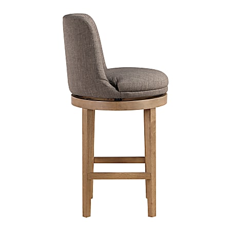 Office Star Rowan Counter Height Spindle Stools CementMedium Oak Set Of ...