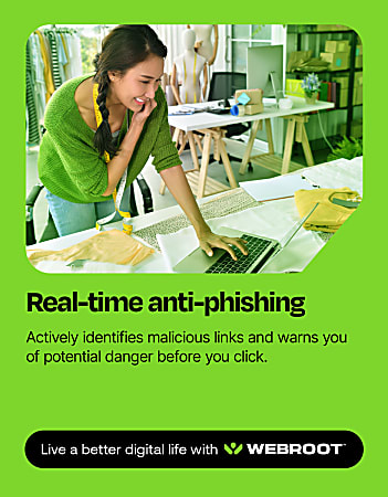 Webroot Complete Internet Security Complete Antivirus 5 Devices 1 Year ...