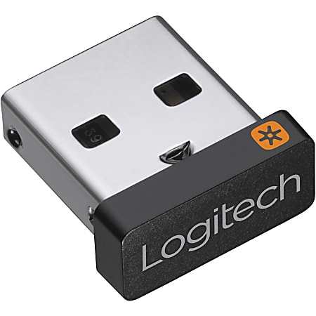 Logitech USB Unifying Receiver 58 H x 38 W x 14 D Black 910 005235 ...