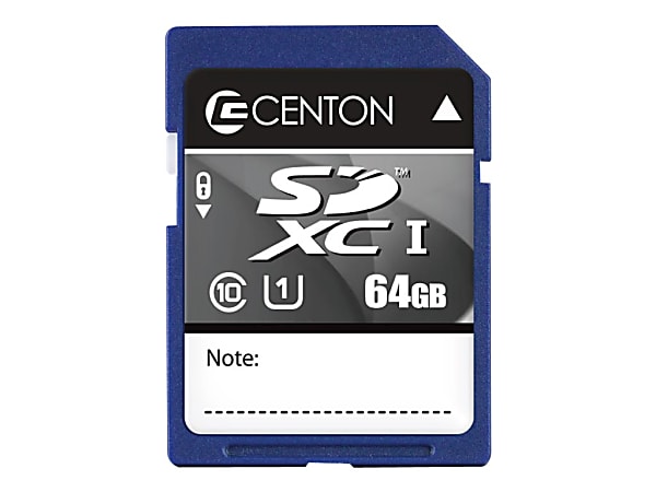Centon MP Essential Flash memory card 64 GB UHS I U1 Class10 SDXC UHS I - Office Depot
