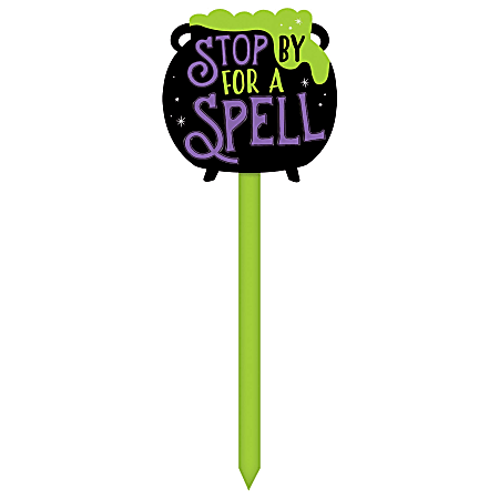 Amscan Halloween Cauldron Spell Yard Sticks, 2-3/4' x 12", Purple/Green ...
