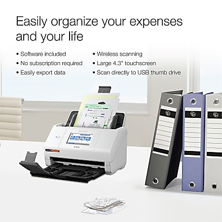 Epson RapidReceipt Wireless Touchscreen Desktop Receipt And Color ...