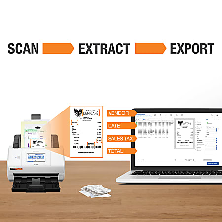 Epson RapidReceipt Wireless Touchscreen Desktop Receipt And Color ...
