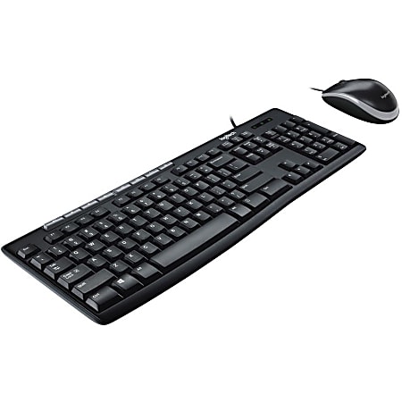 Logitech Media Combo Keyboard and Mouse MK200 - Office Depot