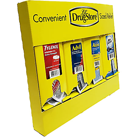 Lil Drug Store Grab N Go Display Medicine Dispenser 10.8 H x 16.5 W x 2 ...