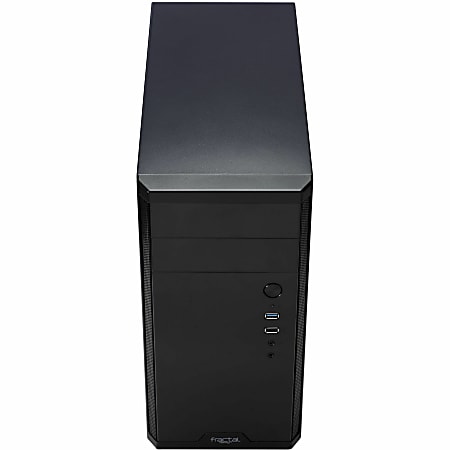 Fractal Design Core 1100 Black Brushed Aluminum 1x 120mm Fans Installed ...