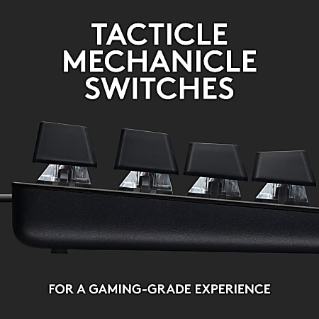Logitech G413 SE Mechanical Gaming Keyboard Black Aluminum - Office Depot