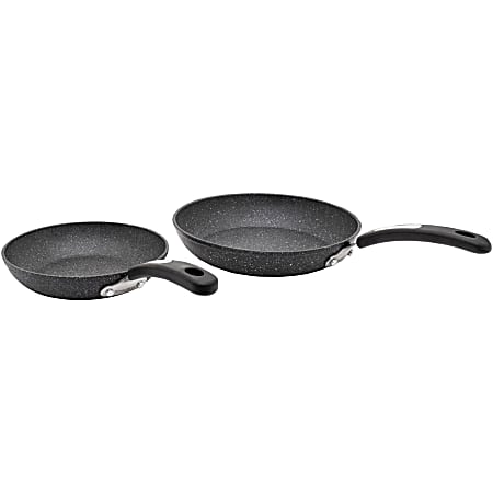 THE ROCK By Starfrit Aluminum Nonstick Fry Pans With Bakelite Handles ...