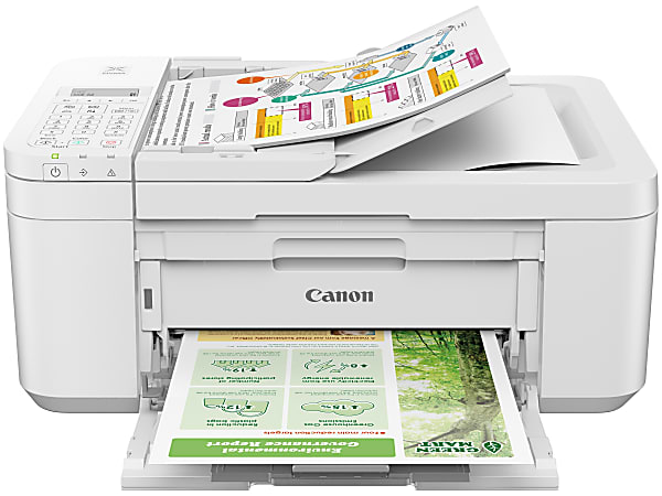 Canon PIXMA TR4720 Wireless Inkjet All In One Color Printer White ...