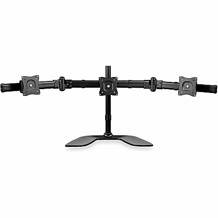 StarTech.com Triple Monitor Stand Crossbar Steel Aluminum ARMBARTRIO2 ...