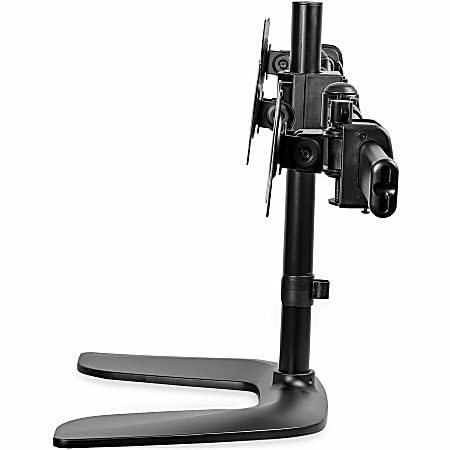 StarTech.com Triple Monitor Stand Crossbar Steel Aluminum ARMBARTRIO2 ...