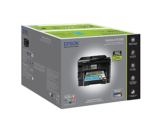 Epson WorkForce WF 3540 All In One Color Printer - Office Depot