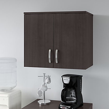 Bush Business Furniture Universal Wall Cabinet With Doors And Shelves ...