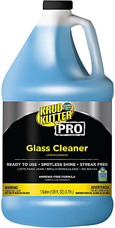 Krud Kutter Pro Glass Cleaner 1 Gallon Blue Pack Of 4 Jugs - ODP ...