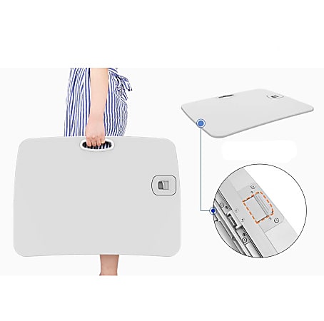 FlexiSpot GoRiser Sit To Stand Laptop Riser White - Office Depot