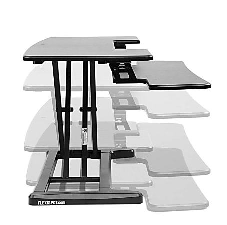 FlexiSpot AlcoveRiser Sit To Stand Desk Converter 42 W Black - Office Depot
