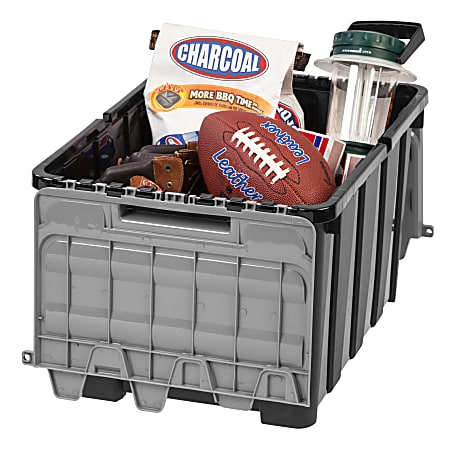 IRIS Storage Container With Wing Lid 48 Quarts 13 58 x 16 x 20 516 ...