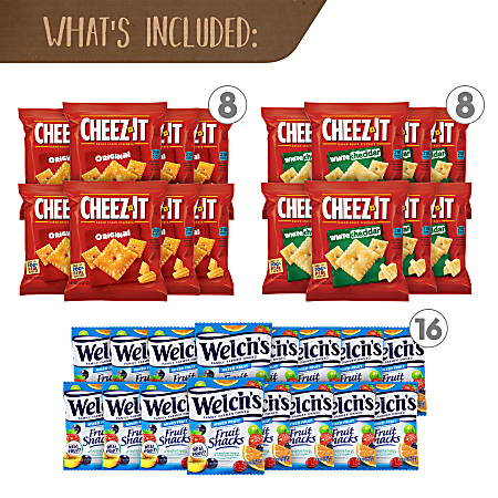 Snack Box Pros Schoolyard Snacktime Snack Box Pack Of 60 Snacks ...