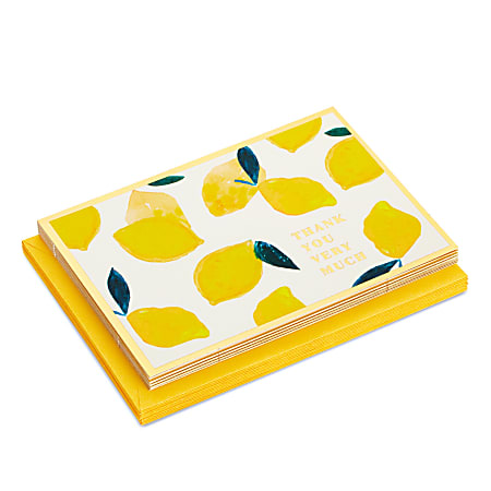 Hallmark Blank Thank You Note Cards Sweet Lemons Pack of 10 Cards with ...
