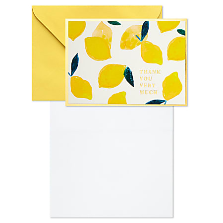 Hallmark Blank Thank You Note Cards Sweet Lemons Pack of 10 Cards with ...