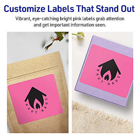Avery Printable Labels With Sure Feed Technology 94215 BPP40 Rectangle ...