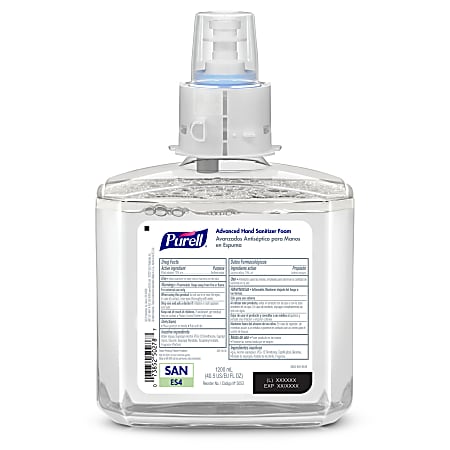 PURELL Advanced Hand Sanitizer Foam ES4 Refill 1200mL Pack of 2 ...