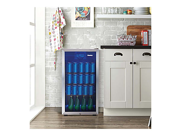 Danby DBC117A1BSSDB 6 Drinks chiller width 17.5 in depth 19.7 in height ...