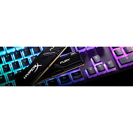 HyperX Fury 8GB DDR4 SDRAM Memory Module 8 GB 1 x 8GB DDR4 3000PC4 24000 DDR4 SDRAM 3000 MHz ...