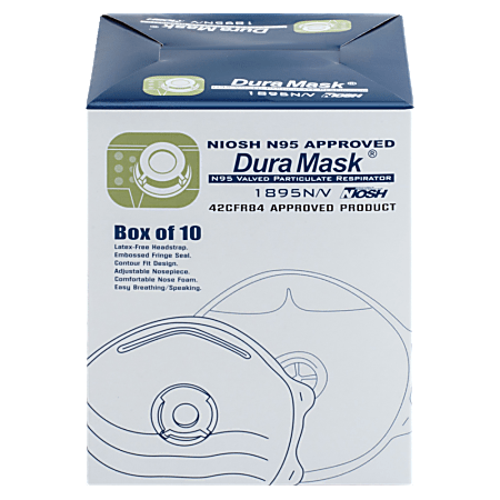 Impact Products N95 Approved Dust Respirator With Exhalation Valve One ...
