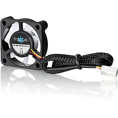 Fractal Design Silent Series R2 40mm Cooling Fan White - Office Depot