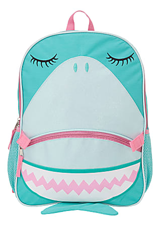 Accessory Innovations Sparkle Shark Backpack With Lunch Kit Turquoise ...