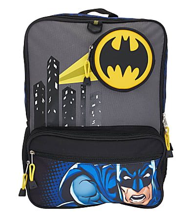 Accessory Innovations Batman Bat Signal Backpack Black - Office Depot
