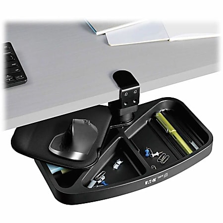 Eaton Tripp Lite Series Under Desk Clamp On Storage Tray with Built In ...