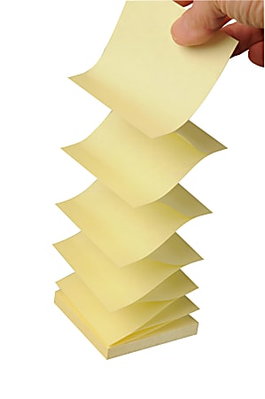 Post it Pop up Notes 3 x 3 Canary Yellow 90 Sheets Per Pad Pack Of 18 ...