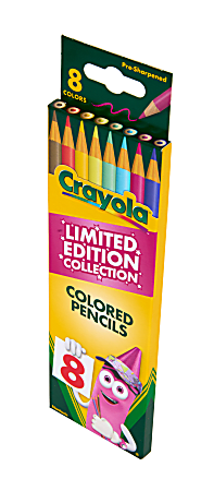 Crayola Limited Edition Colors Colored Pencils 8 Ct School Supplies ...