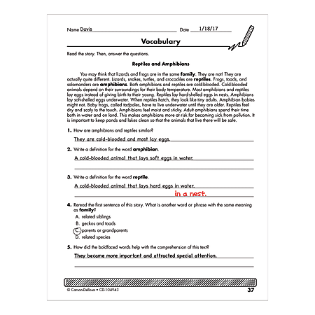 Carson Dellosa Instant Assessments For Data Tracking Language Arts ...