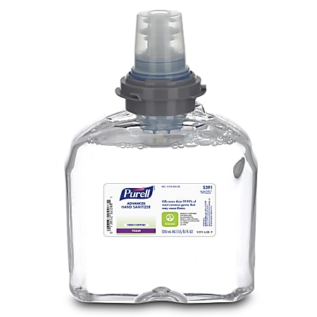 Purell TFX Instant Hand Sanitizer Foam Refills 1200ml Carton Of 2 ...