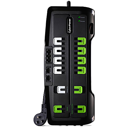 CyberPower CSHT1208TNC2G Advanced Power Strips 12 Outlet Surge with ...