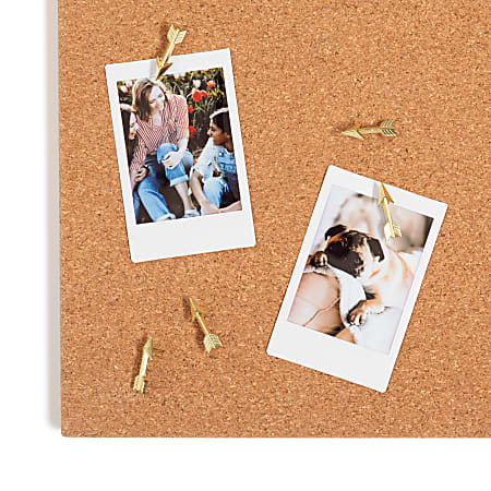 U Brands Arrow Push Pins Gold Set Of 12 Pins - Office Depot