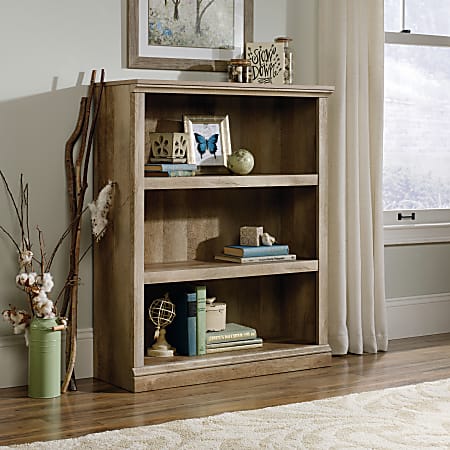 Sauder Select 44 H 3 Shelf Bookcase Lintel Oak - Office Depot