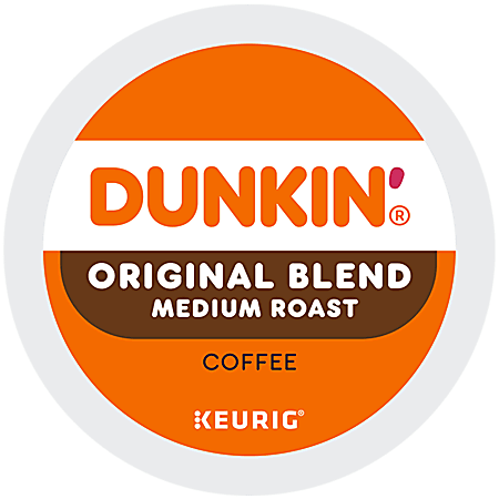 Dunkin Donuts Single Serve Coffee K Cup Pods Original Blend Medium ...
