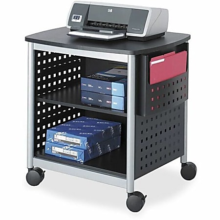 Safco Scoot Desk Side Printer Stand 26 12 H x 26 12 W x 20 12 D ...