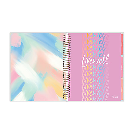 2025 Blue Sky WeeklyMonthly Planning Calendar 7 x 9 Solid Iris January ...