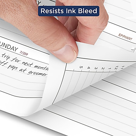 AT A GLANCE Weekly Planner Refill 3 34 x 6 34 January To December 2024 ...