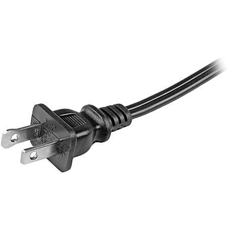StarTech.com 10ft 3m Laptop Power Cord NEMA 1 15P to C7 10A 125V 18AWG ...