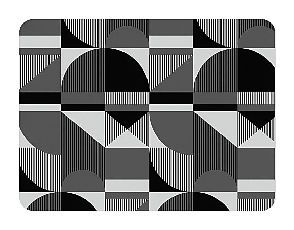 Realspace Decorative Vinyl Chair Mat For Low Carpet 36 x 48 BlackWhite ...