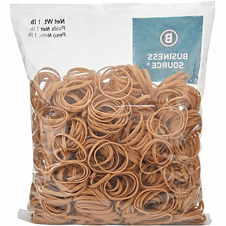 Business Source Quality Rubber Bands Size 30 2 Length x 0.1 Width ...