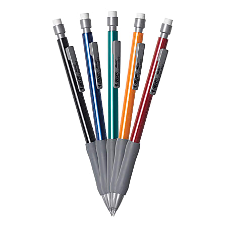 BIC Xtra Comfort Mechanical Pencils 0.5 mm Assorted Barrel Colors Pack Of 6 ODP Business Solutions
