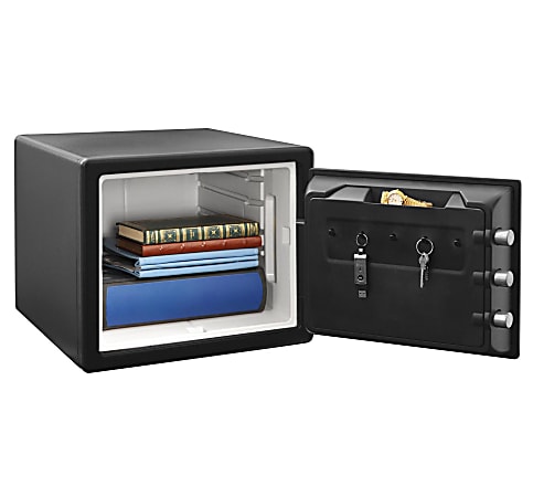 Sentry Safe Large Fire Safe Digital Safe 0.8 Cu Ft Black - Office Depot